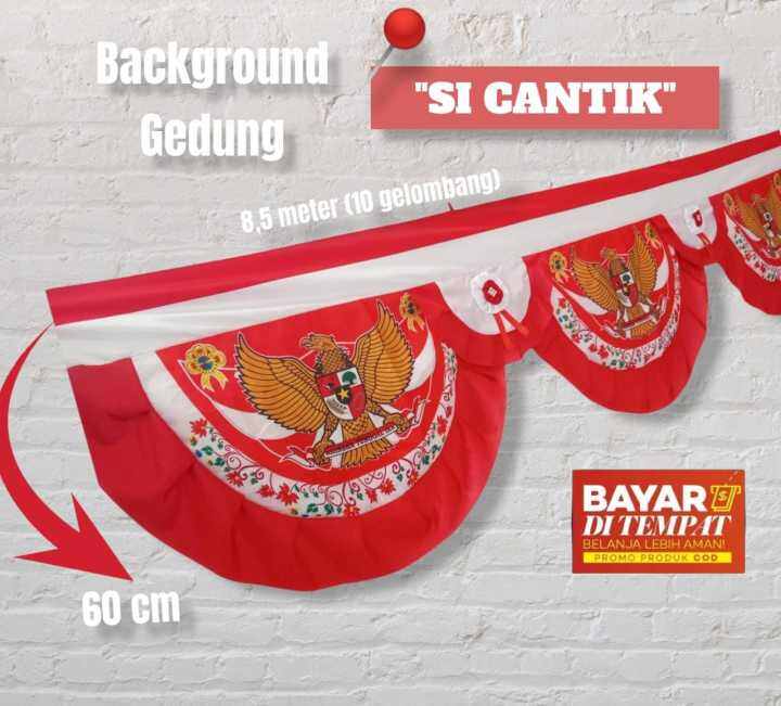 bekron merah putih/bekron garuda/bekron garuda semi/bendera bekron ...