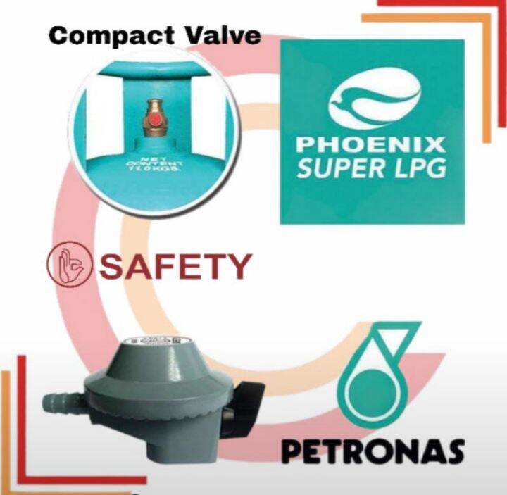 SAFETY / LION WITH GAUGE PETRONAS LPG REGULATOR GAS STOVE REGULATOR FOR ...