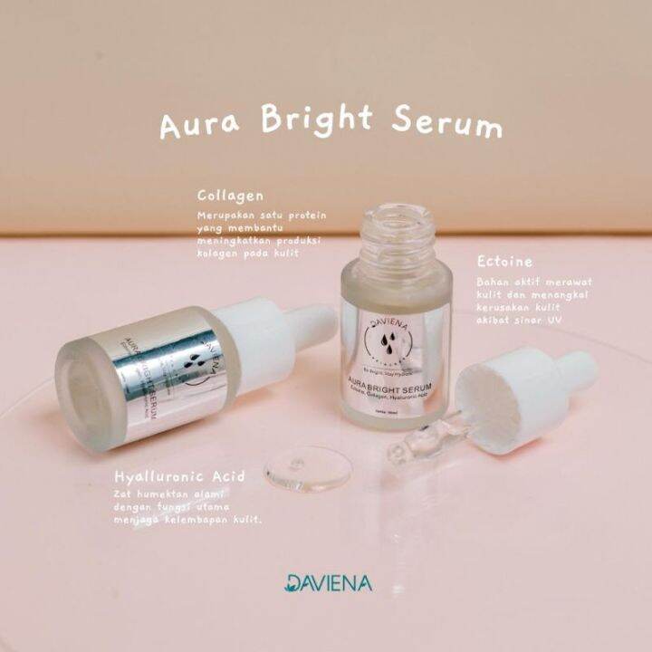 Daviena Skincare / Serum Aura Bright / Serum Retinol / BPOM | Lazada Indonesia