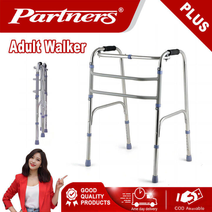 Partners Adjustable Walker For Elderly Adult Walker Heavy Duty ...