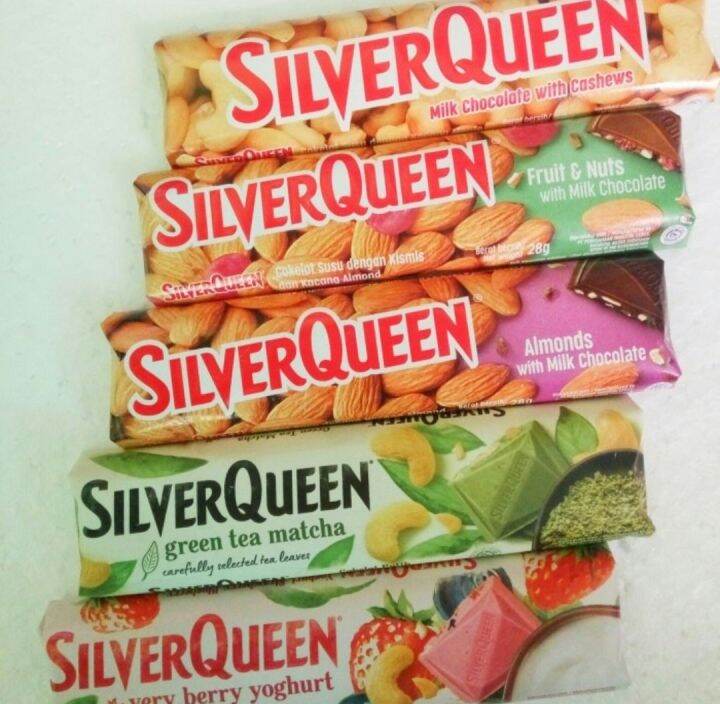 SILVERQUEEN Milk Chocolate All Variant 28 gram | Lazada Indonesia