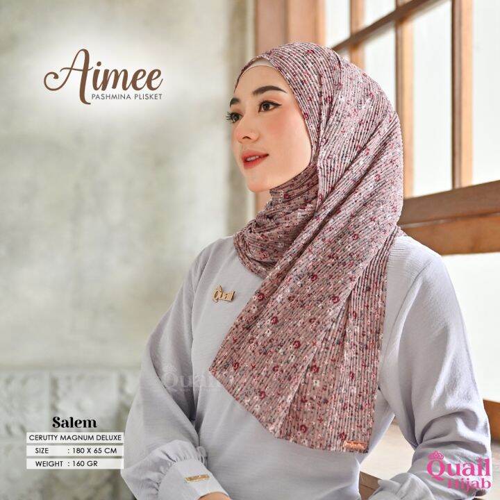 PASHMINA QUAIL HIJAB AIMEE | Lazada Indonesia