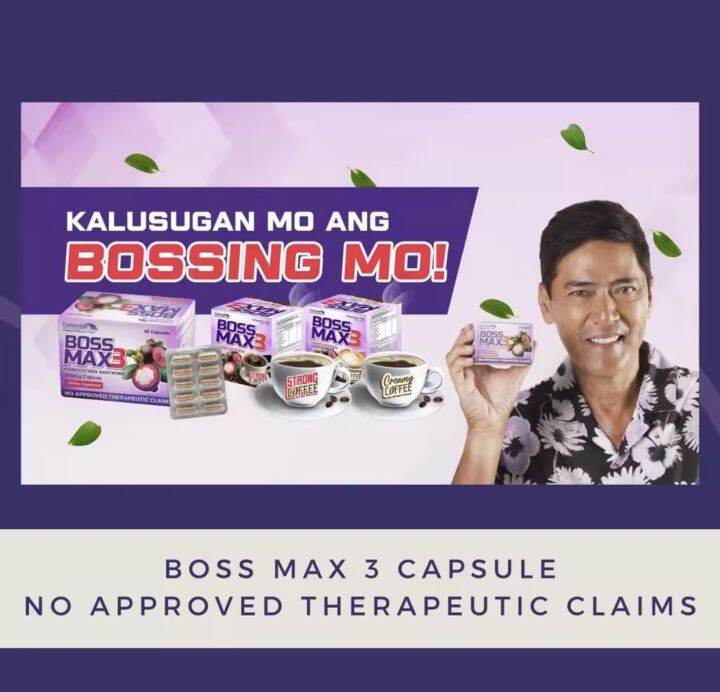 Boss Max3 Mangosteen Xanthone 500 mg capsule | Lazada PH