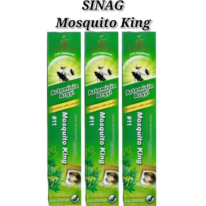 30sticks/box SINAG Mosquito King #11 Incense Indoor Outdoor Mosquito Killer | Lazada PH