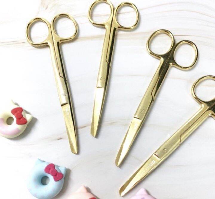 Gunting jururawat/medical scissors/gold scissors | Lazada
