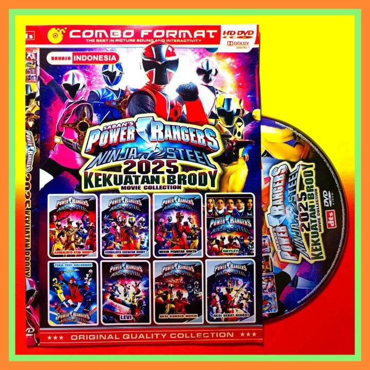 KASET FILM KARTUN ANAK KOLEKSI POWER RANGERS NINJA STEEL VOL.2025 ...