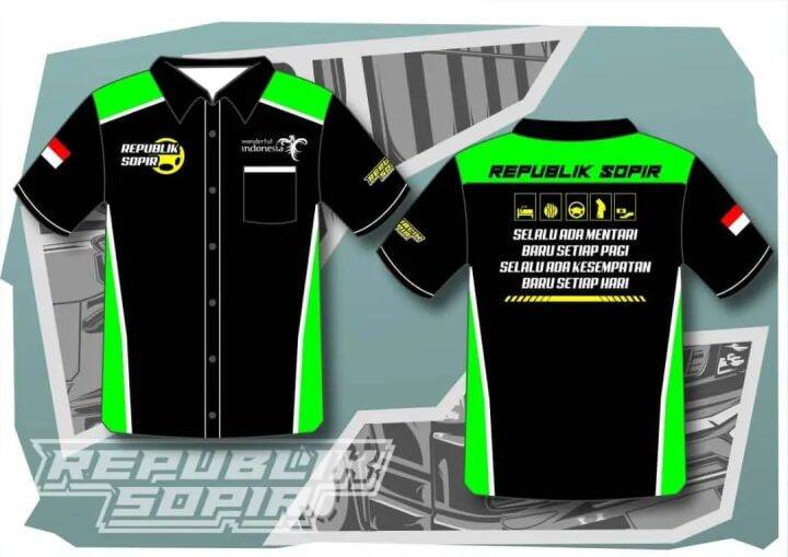 Santara Transport - KEMEJA LENGAN PENDEK REPUBLIK SOPIR HEM SOLIDARITAS ...