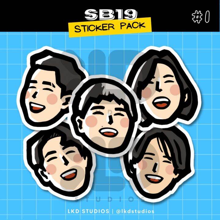SB19 Sticker Pack #1 - Pagsibol Era | Waterproof Vinyl Sticker Merch ...