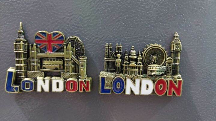 Metal ref magnet London design collection display | Lazada PH