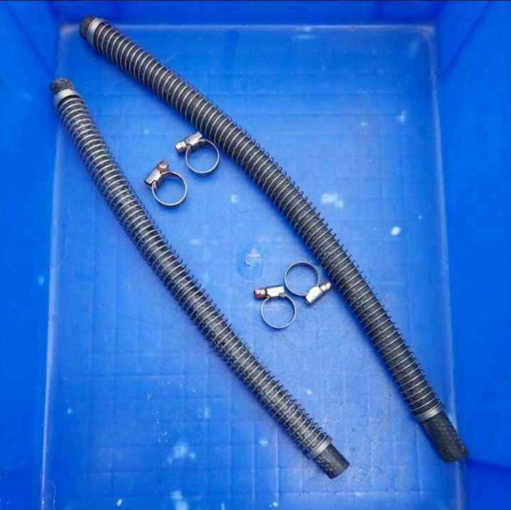 selang radiator (2pcs) buat motor viar / kaisar / htm/ appktm/ jialing ...