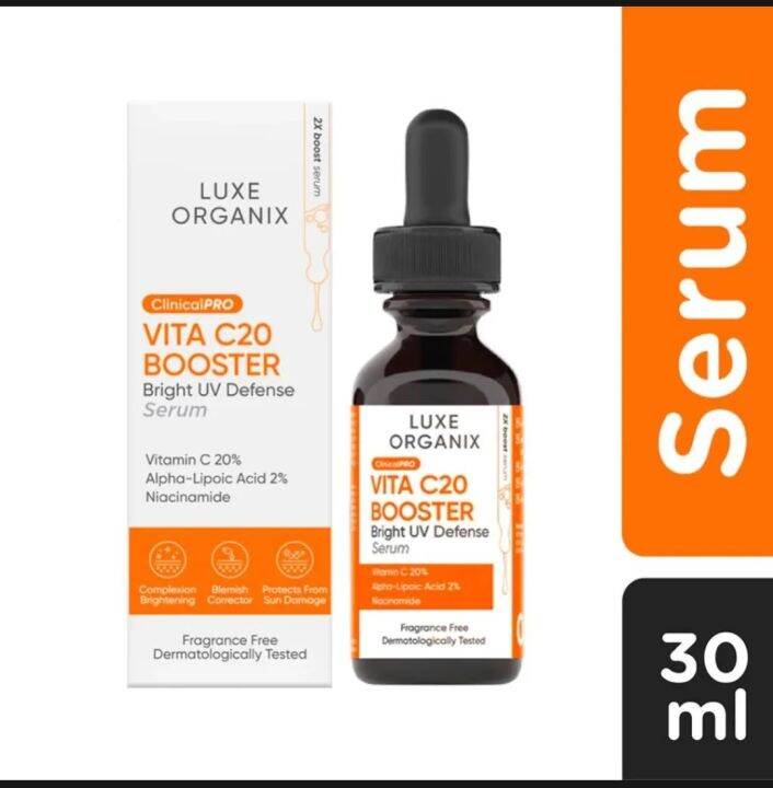Clinical Pro Vita C20 Booster Serum 30ml LUXE ORGANIX | Lazada PH