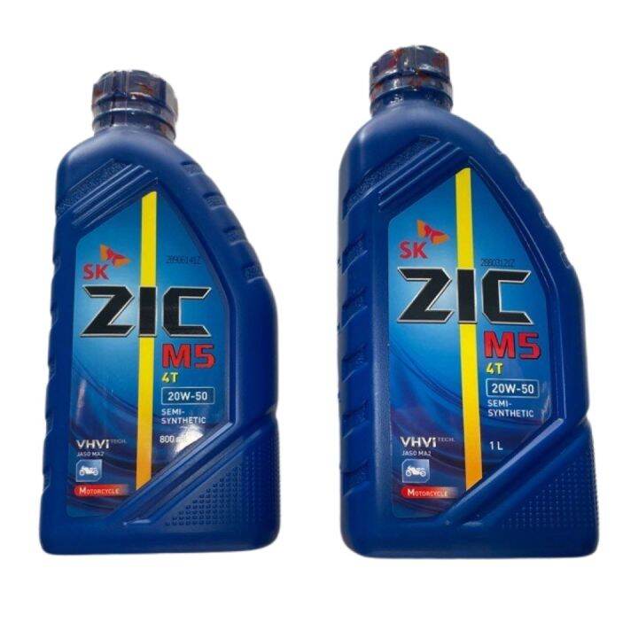 ZIC M5 4T 20w-50 Synthetic Engine Oil AUTHENTIC | Lazada PH