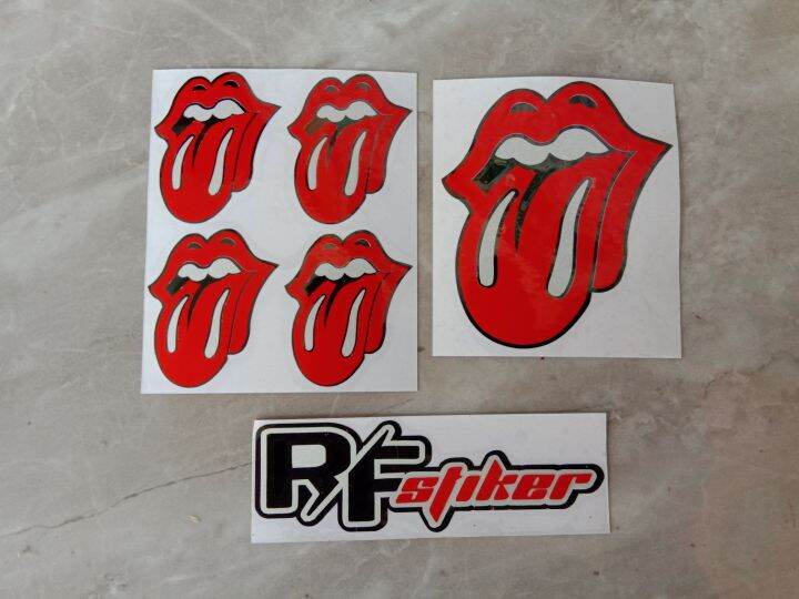 Sticker rolling stones cutting stiker motor murah | Lazada Indonesia