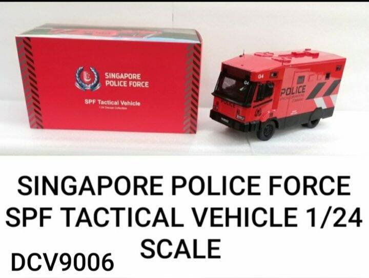 SINGAPORE POLICE FORCE SPF TACTICAL VEHICLE DVC 9006 SCALE 1/24 Detail ...