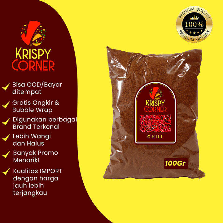 Bumbu Tabur Rasa Cabe Bubuk 1kg Tabur Penyedap Rasa Aneka Snack Ayam ...