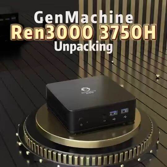 GenMachine Mini PC มินิ พีซี AMD Ryzen 7 3750H 4 Cores 8 Threads ...