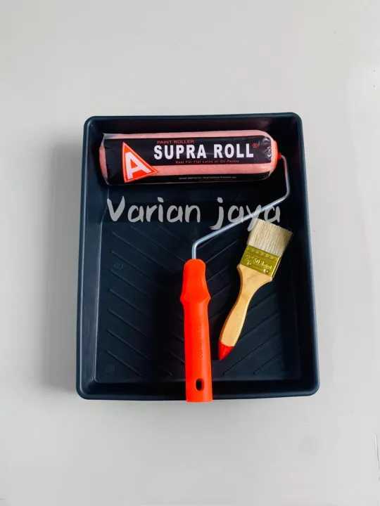 Kuas roll supra Set Bak Cat dan Kuas 2 inch | Lazada Indonesia