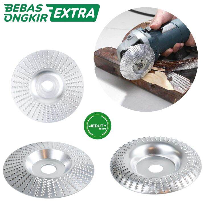 MATA BOR GERINDA KAYU 100MM UKIR CARVING SAW BLADE DISC FLAT SLOPE ...
