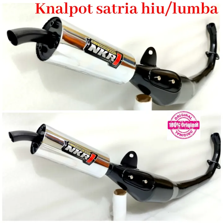 Knalpot satria 2 tak satria hiu satria lumba standar racing NKR.1 ...