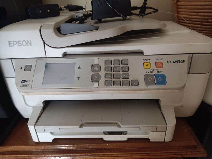 PRINTER EPSON TYPE PX-M650F BEKAS TANPA CARTRIDEGE ALAT KOMPUTER TANPA ...