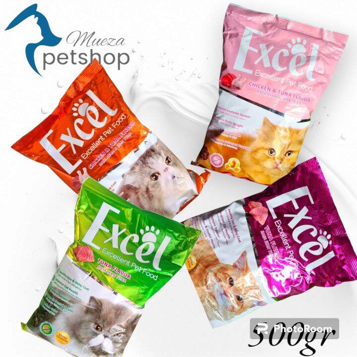 Excel cat food kemasan 500gr | Lazada Indonesia