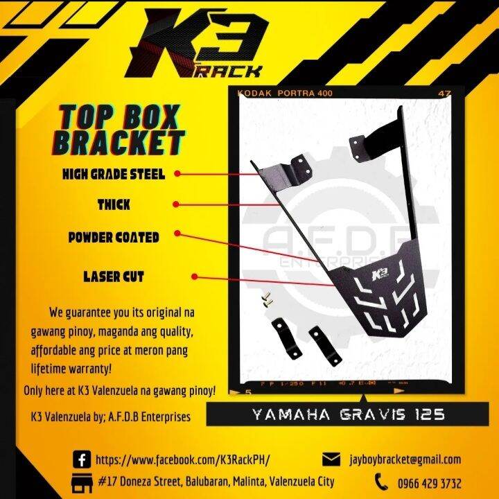 Yamaha Gravis | K3 Rack | Lazada PH