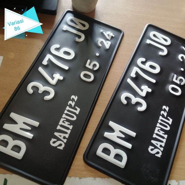 Bikin Plat Nomor Motor Variasi Bisa Tambah Nama | Lazada Indonesia