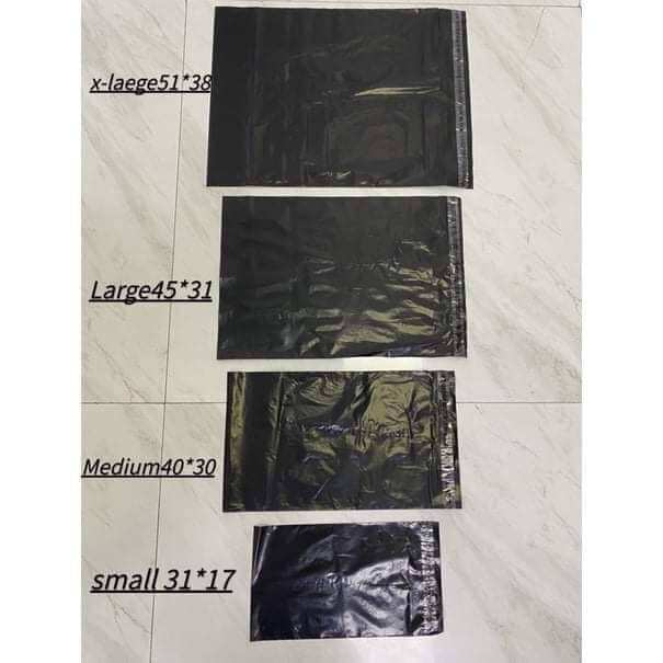 Small 50 pieces Plain Black Pouches | Lazada PH