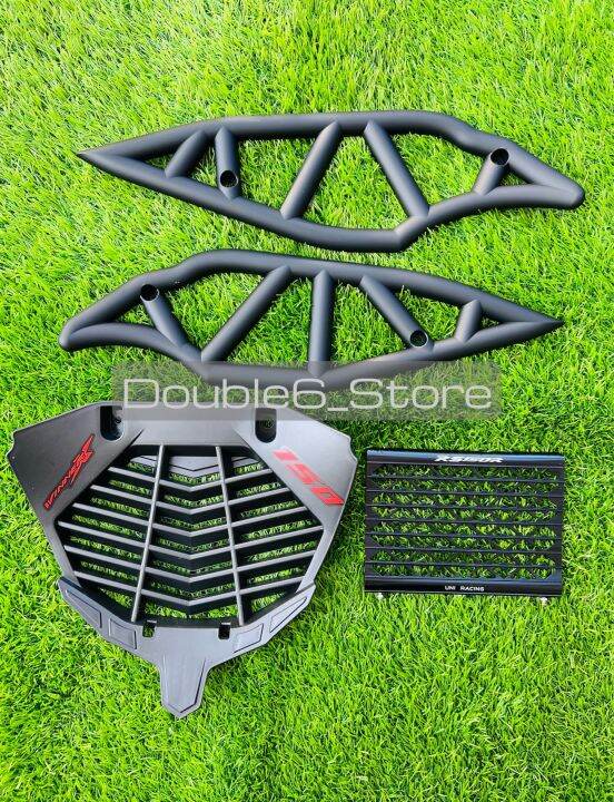 Honda RSX150 Side Engine Cover Carbon Cf + Coolant Cover RSX Radiotor ...