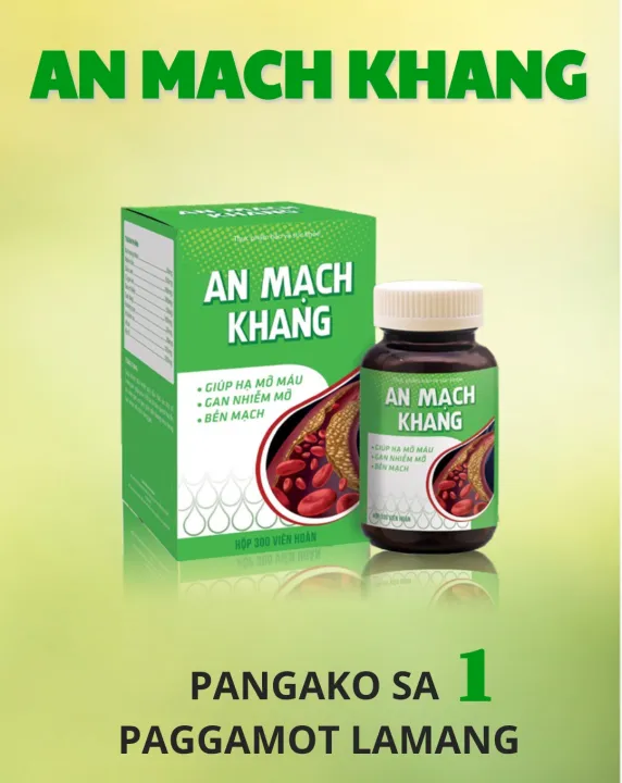 AN MACH KHANG 60 capsules ( Control Steatosis, High Blood Pressure and ...