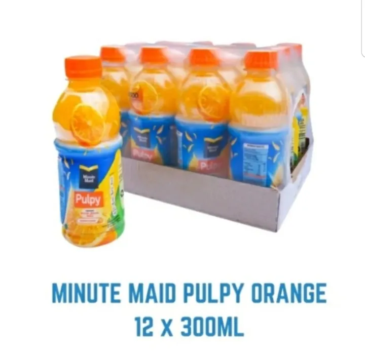 minuman minute maid pulpy orange 1 carton isi 12 pc × 300 ml | Lazada ...