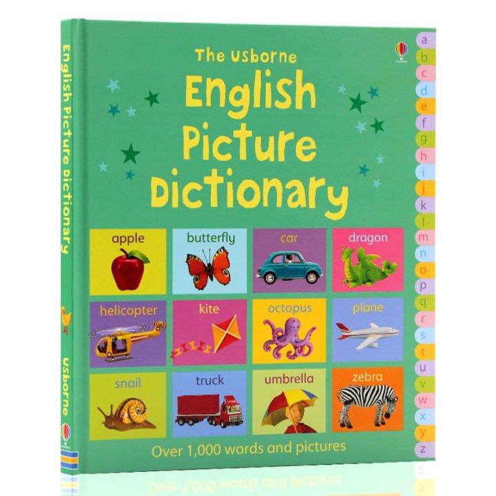 The Usborne English Picture Dictionary 儿童启蒙英语单词图解词典 | Lazada