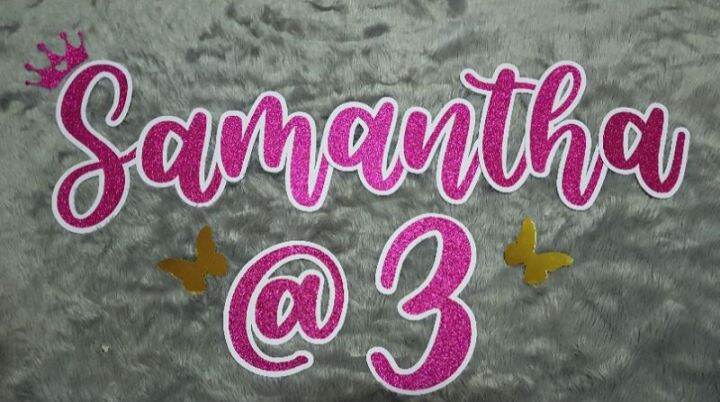 Personalized Letter Backdrop, Customized Name, Name Backdrop (sold Per ...