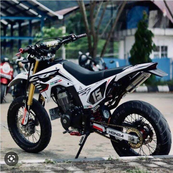 DECAL CRF 150L PUTIH FULL BODY CUSTOM BEBAS DESAIN SUKA SUKA | Lazada Indonesia
