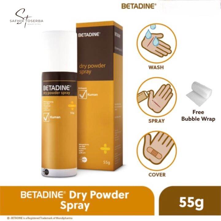 Betadine Dry Powder Spray | Lazada Indonesia