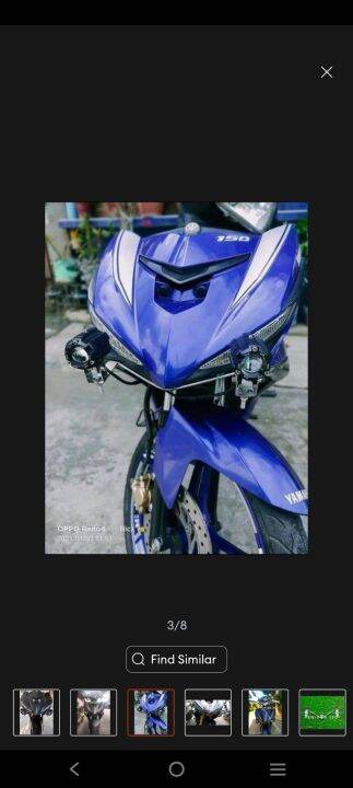 Stainless MINI DRIVING LIGHT MDL BRACKET for sniper 150 v1/v2 and Douxo ...