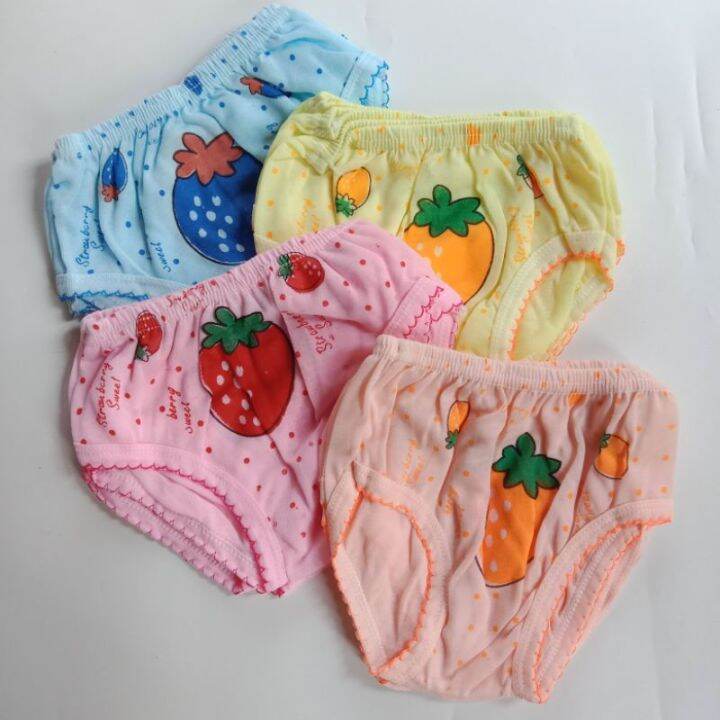 Murah bangeet!!! (6pcs) Celana Dalem Anak Perempuan Strawberry Usia 1-4th grosir | Lazada Indonesia