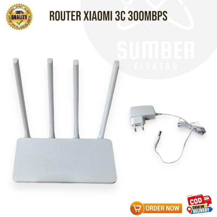ROUTER XIAOMI 3C 300Mbps XIAOMI MI WIFI ROUTER 3C | Lazada Indonesia