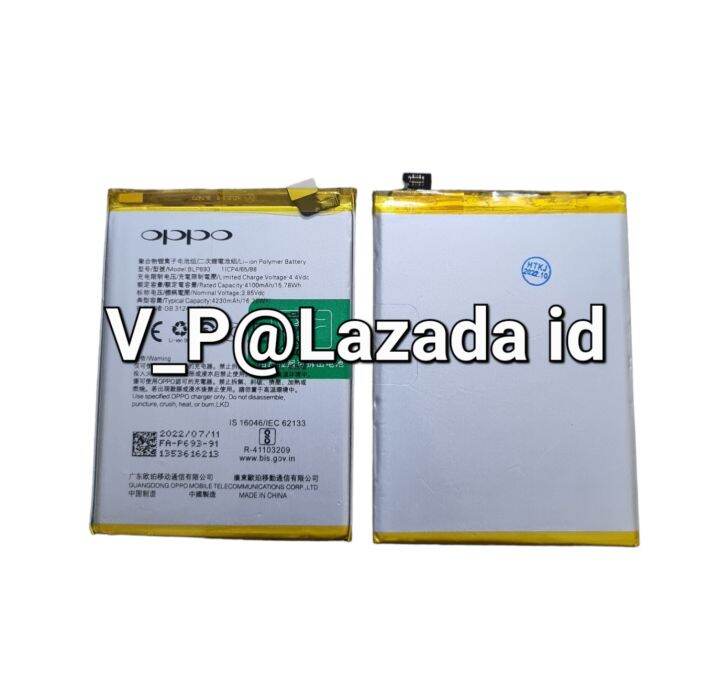 Baterai REALME 3 RMX1825 RMX1821 ORIGINAL 100% BLP693 | Batu Batre ...