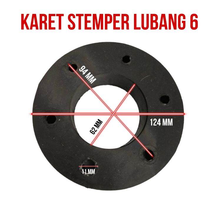 Karet Stamper Kuda Engine Mounting Lubang 6 | Lazada Indonesia