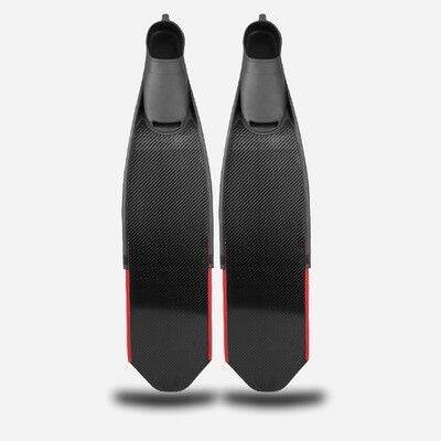 Heeled Carbon Fiber Free Diving Lung Long Flippers Flexible Lightweight ...