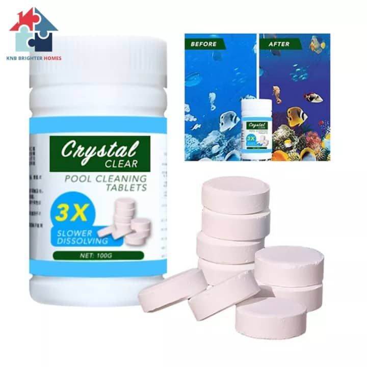 Brighter Homes 100 Grams Chlorine Tablets for swimming pool / chlorine ...