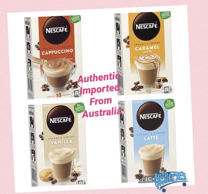Nescafe Coffee Mixer Sachets Cappuccino/Caramel/ Latte /Vanilla Latte ...
