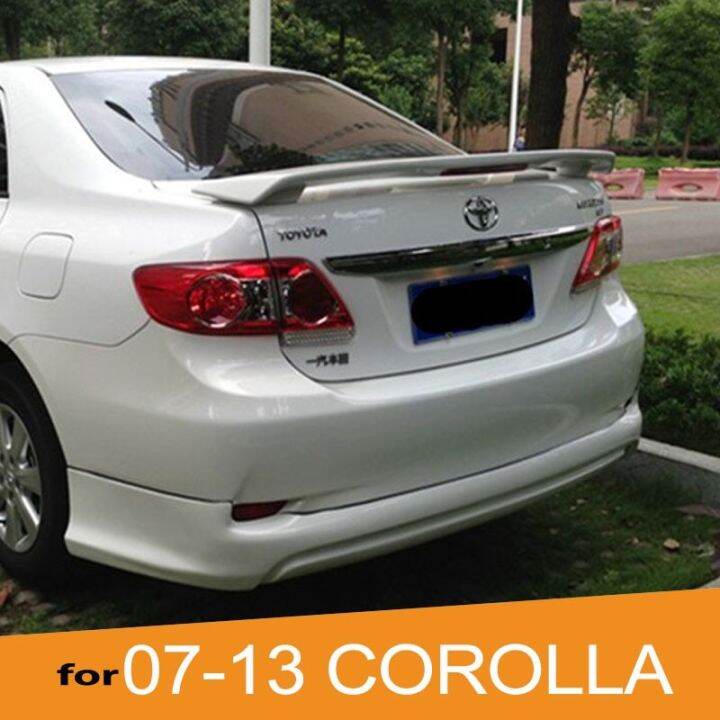 TOYOTA ALTIS 07-13 ABS Wing Spoiler With LED for Toyota Corolla Altis ...