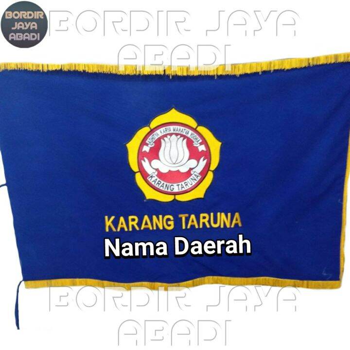 Bendera Pataka Karang Taruna custom nama daerah | Lazada Indonesia
