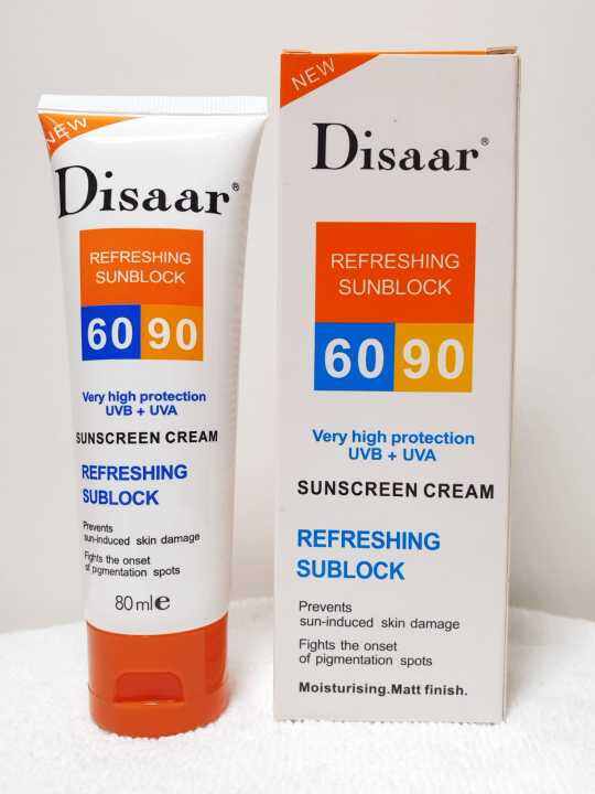Disaar Sunscreen Cream Refreshing Sunblock SPF 90 | Lazada PH