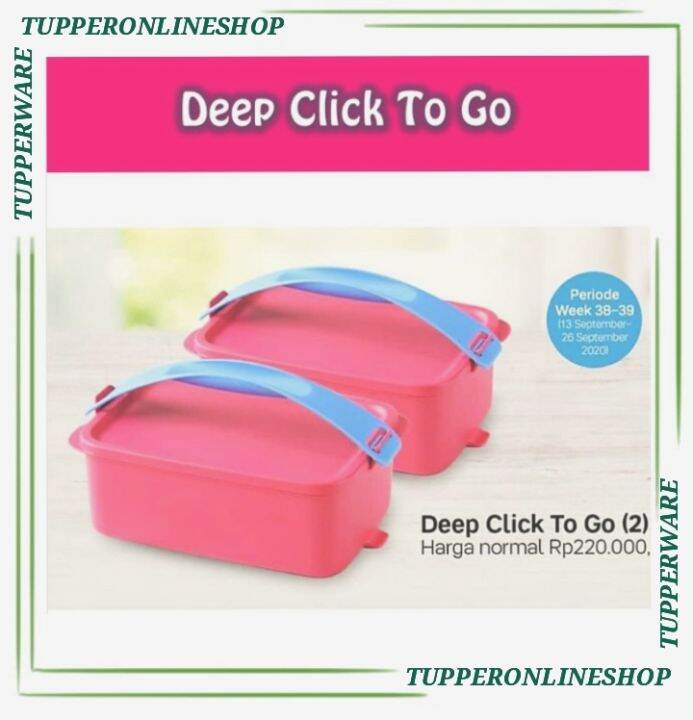 deep click to go tupperware/rantang tupperware | Lazada Indonesia