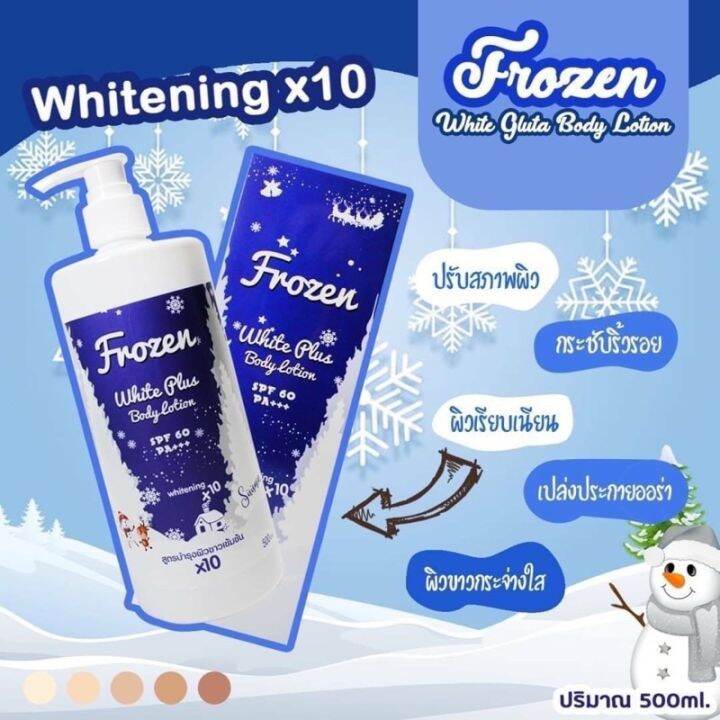 FROZEN WHITE PLUS BODY LOTION SPF 60 PA+++ | Lazada.co.th