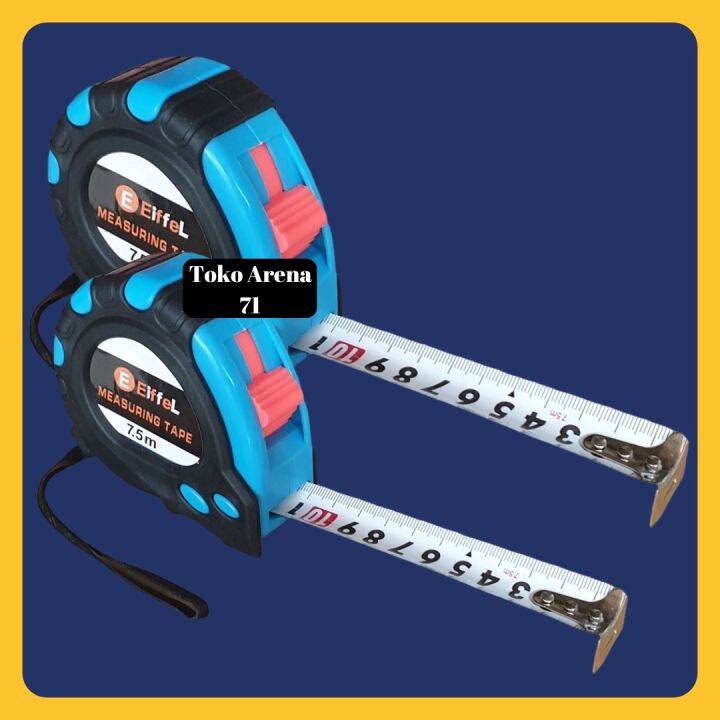 Meteran 5M Tukang Bangunan Roll 3 Meter 7.5 M Jaket Measuring Tape Rol ...