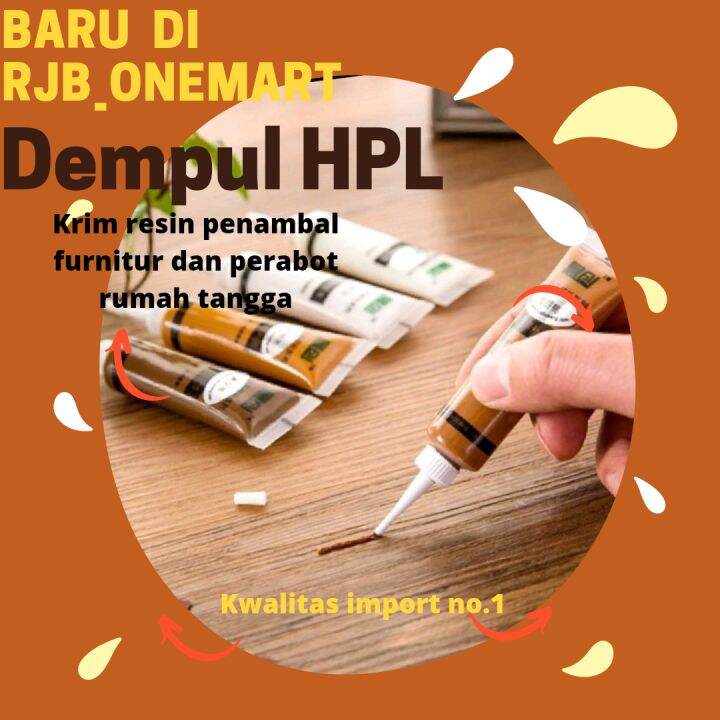 Dempul HPL Tusir bisa buat furniture di rumah | Lazada Indonesia